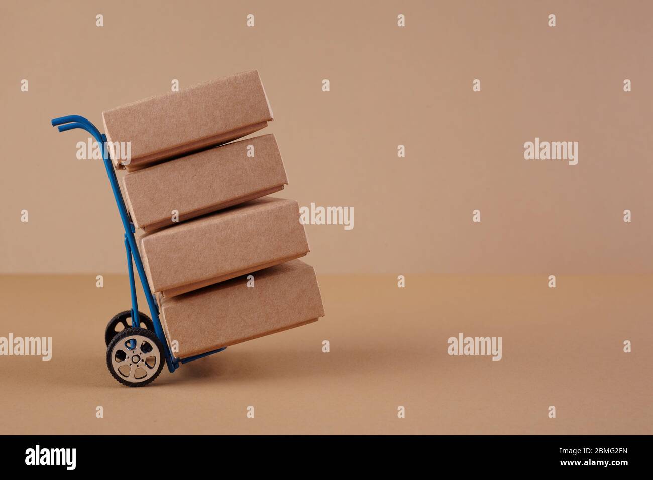 Online delivery parcel boxes product hi-res stock photography and ...