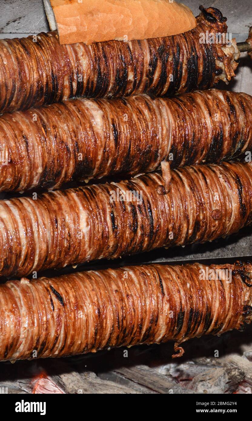 Cag Kebap, famous top rated restaurant in Istanbul. The horizontally ...