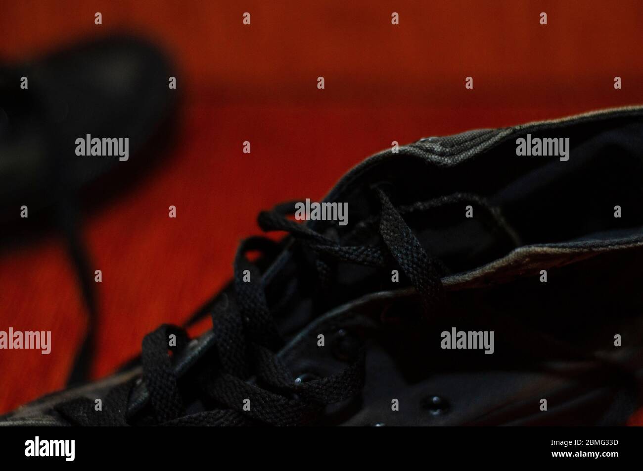 Ragged Black Stylish Shoes, Vintage Black Stylish Shoes Stock Photo - Alamy