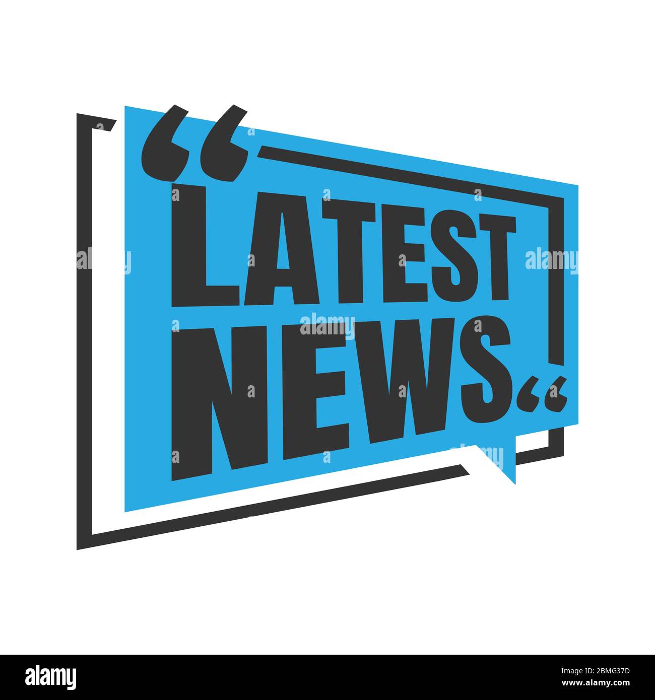 Breaking news text on rectangle Stock Vector Images - Alamy