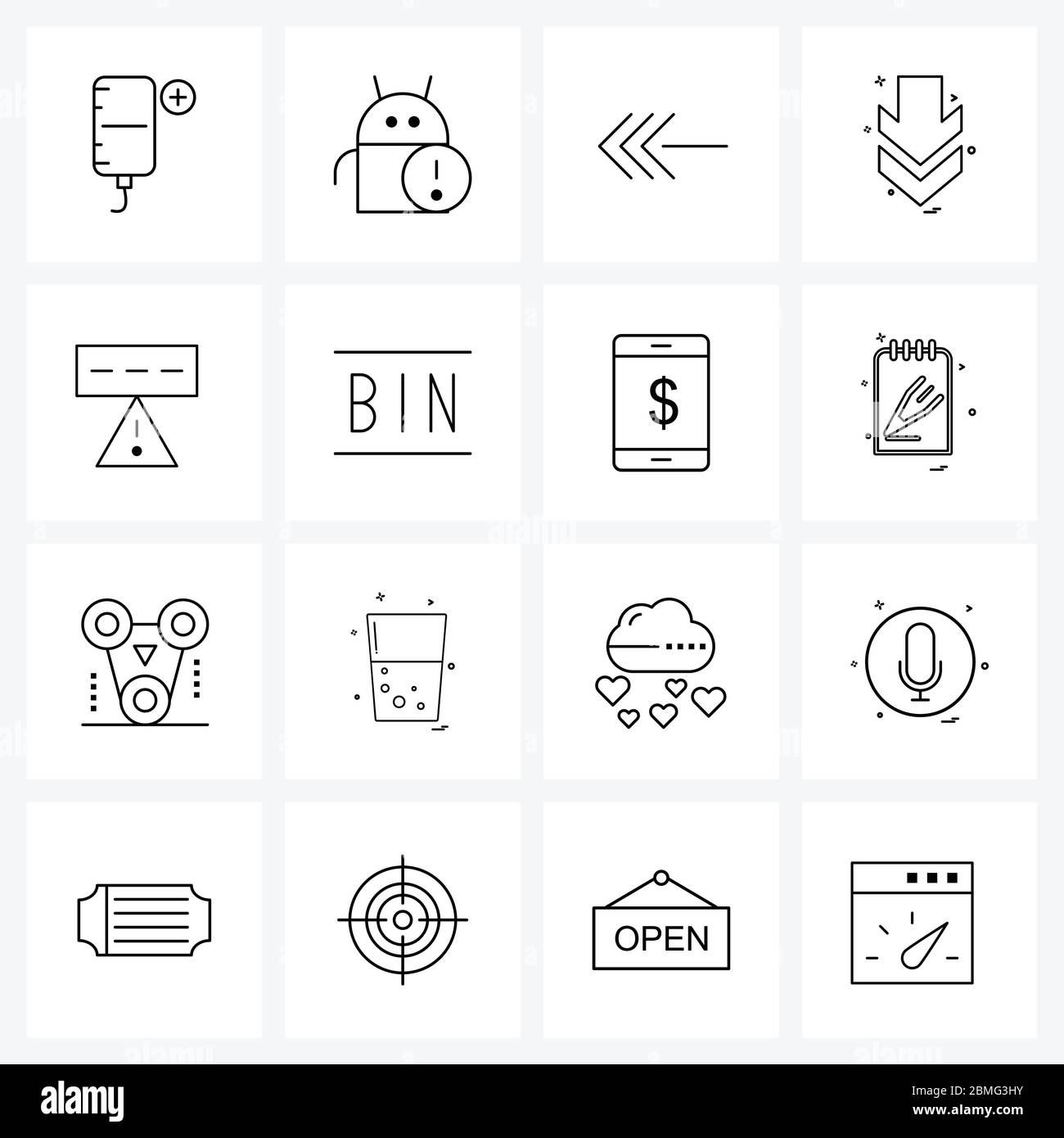 Row technology logo Stock Vector Images - Alamy