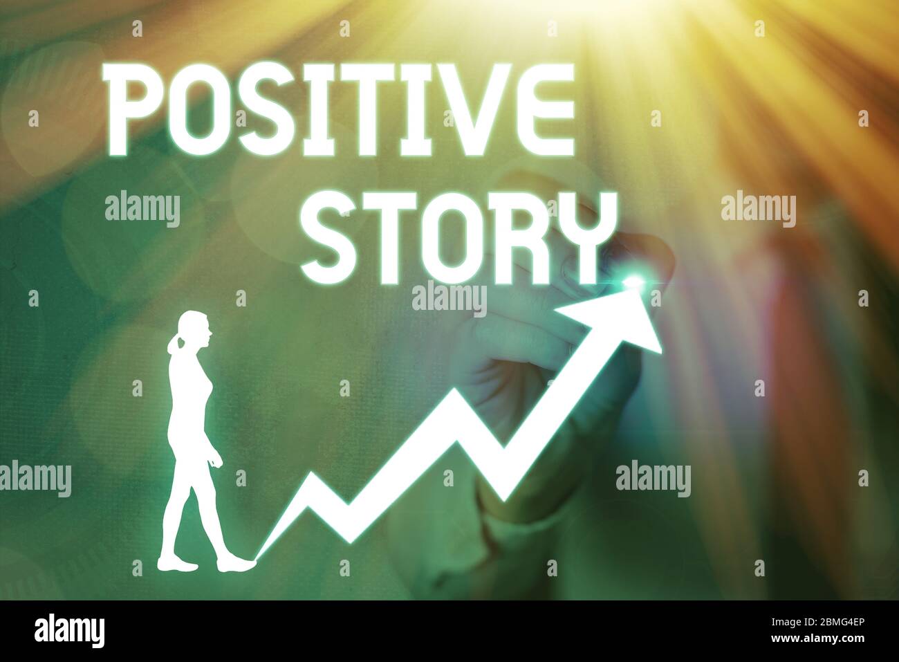 Handwriting text writing Positive Story. Conceptual photo Meaningful ...