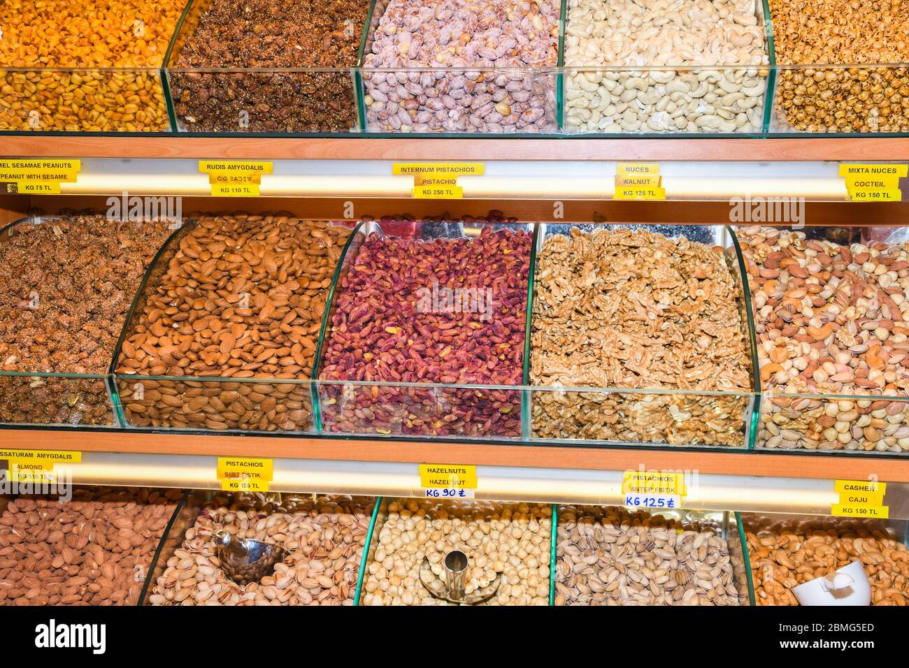 Egyptian Bazaar. The Spice Bazaar in Istanbul, Turkey is one of the ...