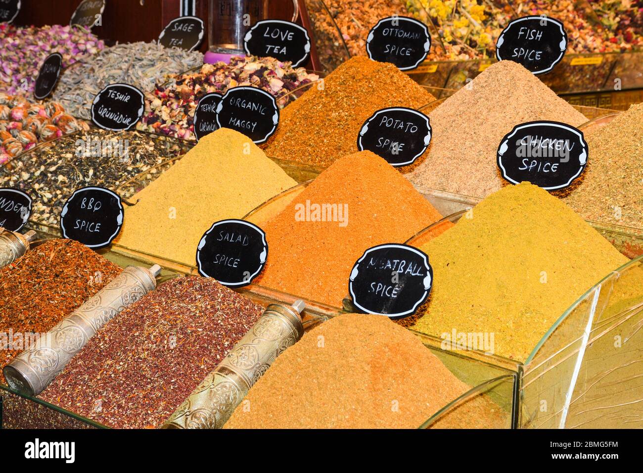 Egyptian Bazaar. The Spice Bazaar in Istanbul, Turkey is one of the ...