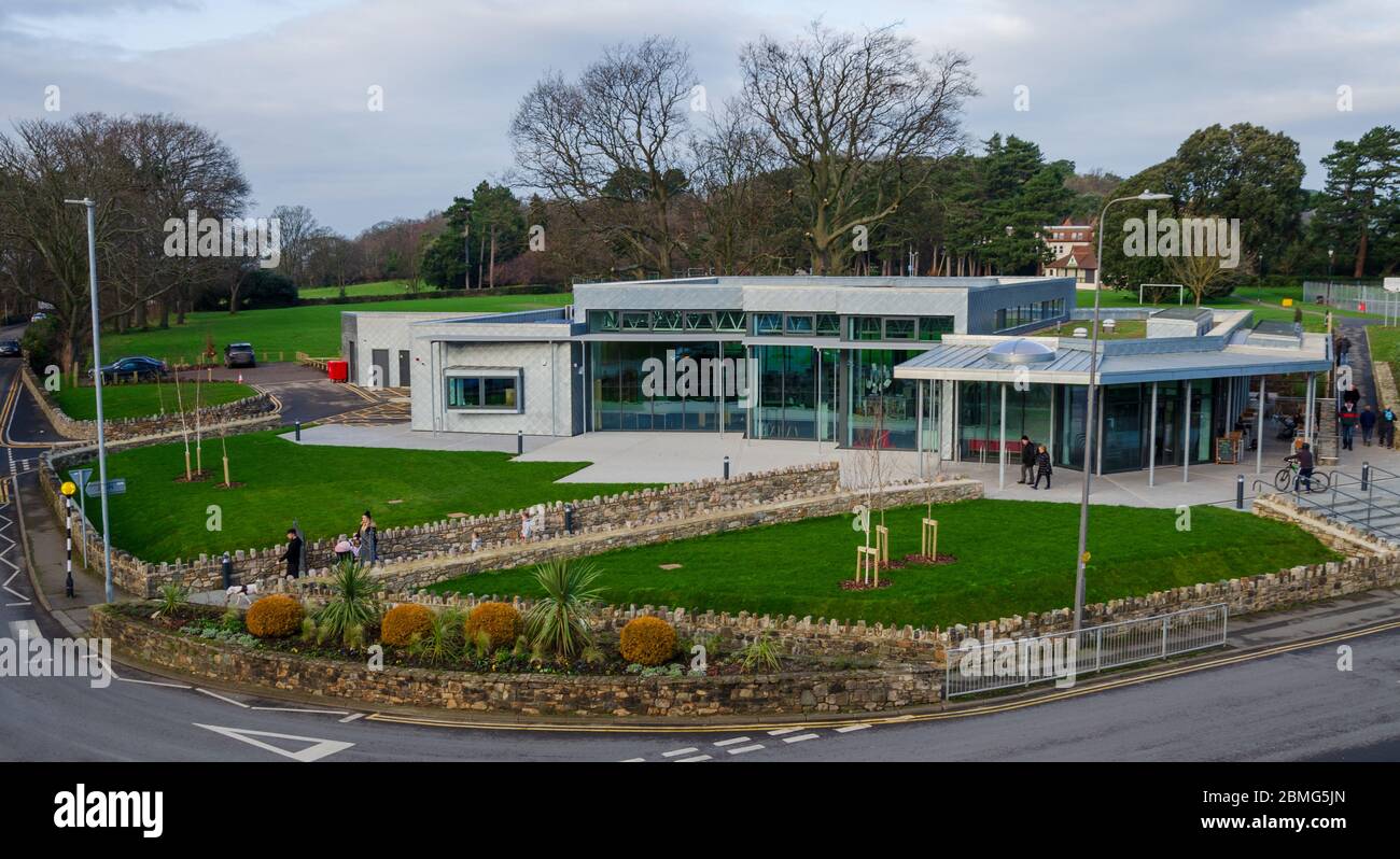 Conwy, UK : Jan 25, 2020: The new Conwy Culture Centre which opened in ...