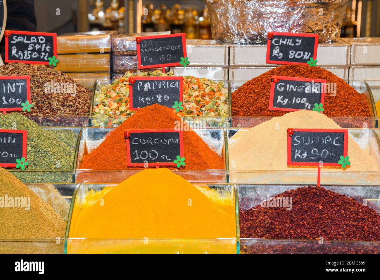 Egyptian Bazaar. The Spice Bazaar in Istanbul, Turkey is one of the ...