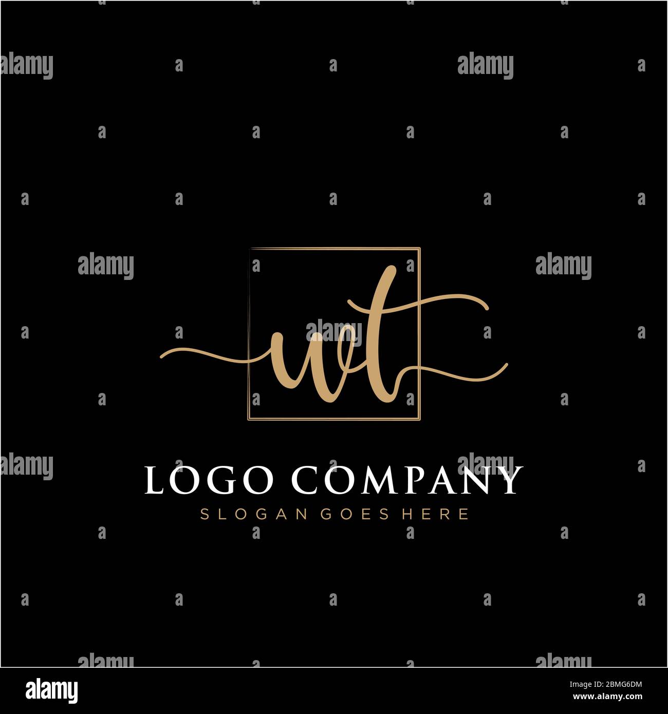 Wt logo vector vectors hi-res stock photography and images - Alamy