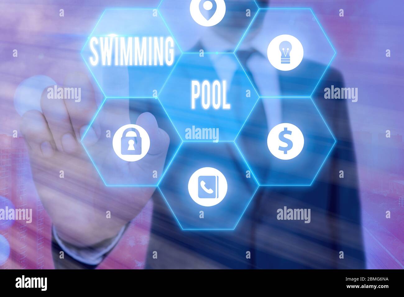 Handwriting text writing Swimming Pool. Conceptual photo Structure ...