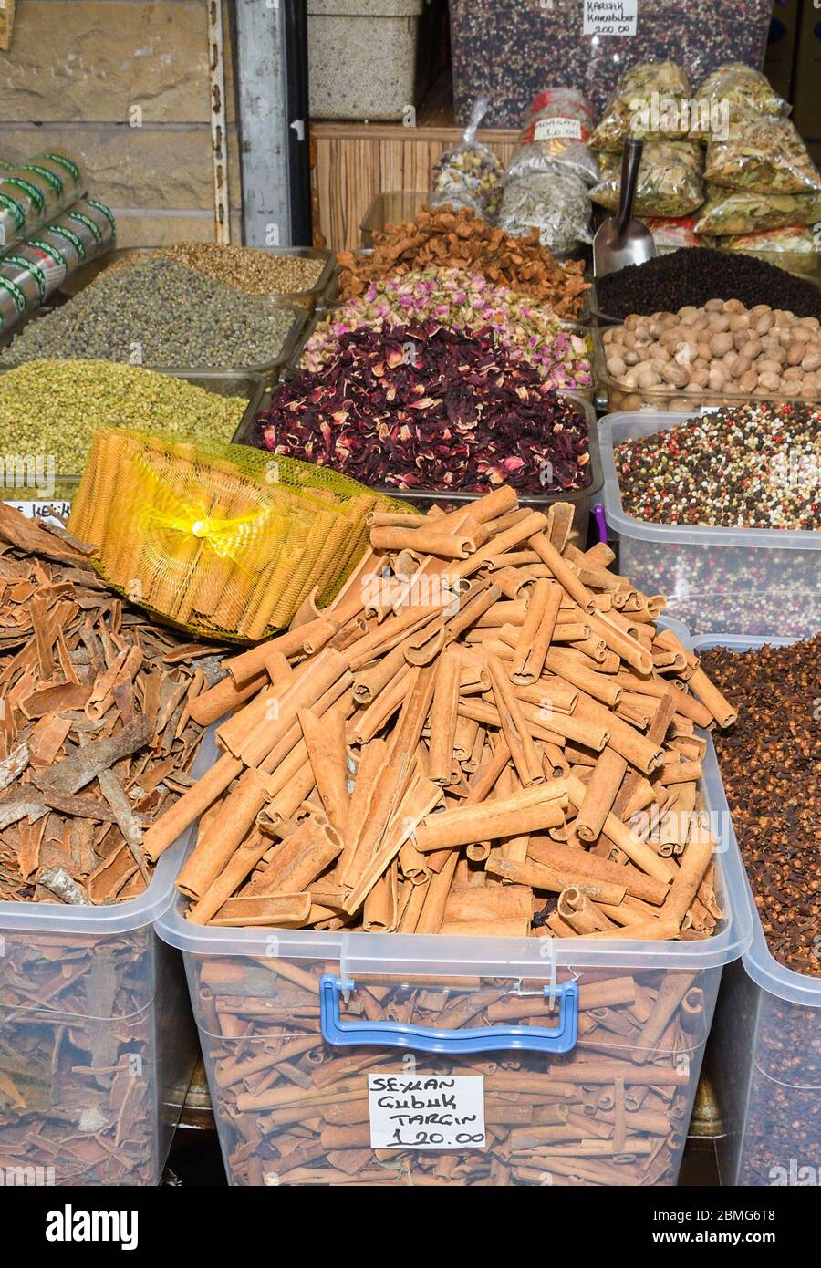 Egyptian Bazaar. The Spice Bazaar in Istanbul, Turkey is one of the ...