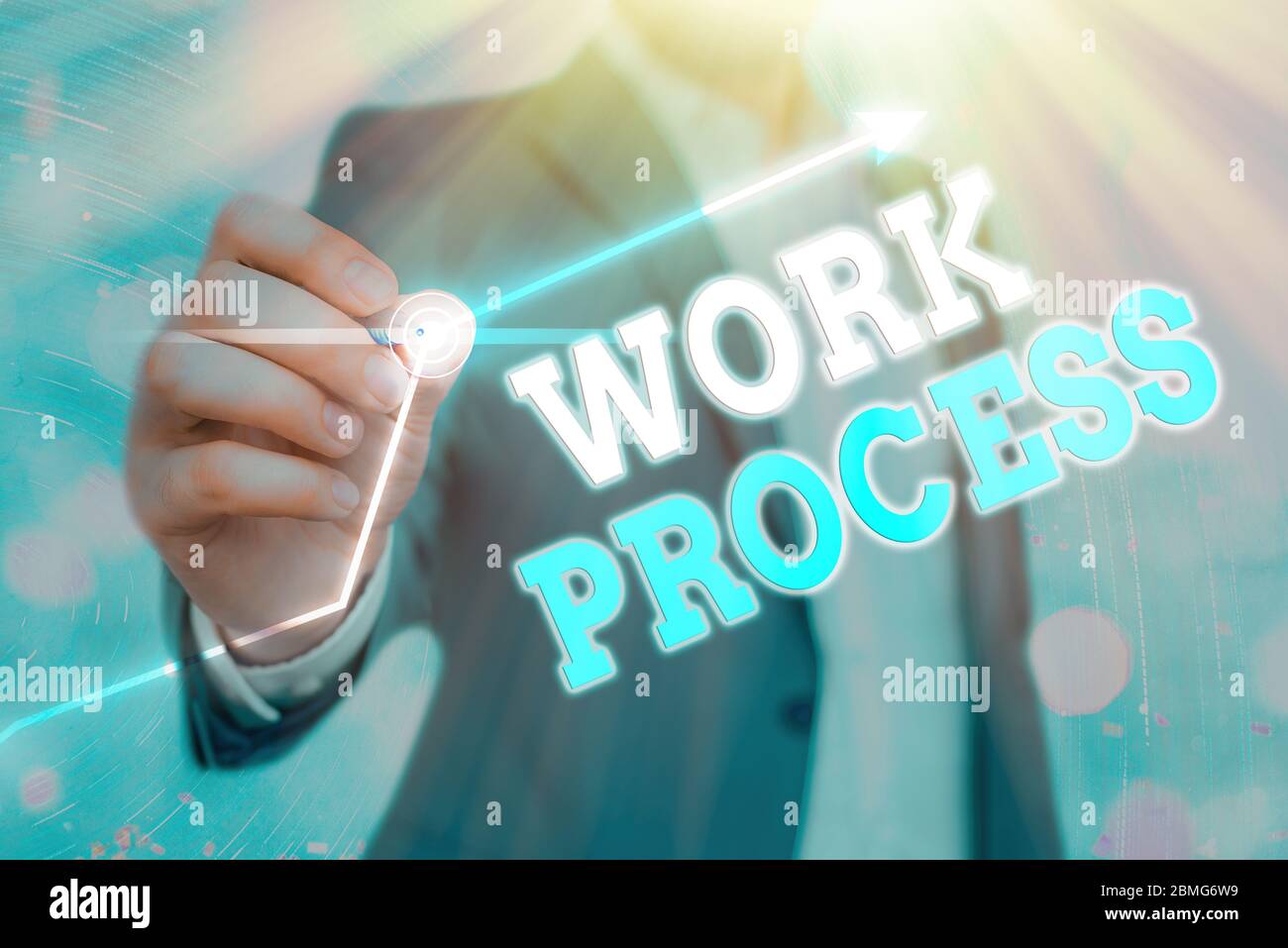 Conceptual hand writing showing Work Process. Concept meaning Standard ...