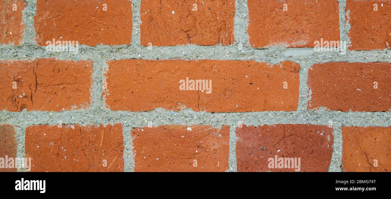 Brick wall. Simple high detailed brick wall background Stock Photo - Alamy