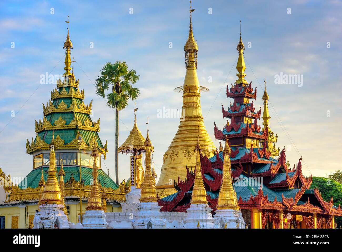Shwedagon Pagoda in Yangon, Myanmar Stock Photo - Alamy