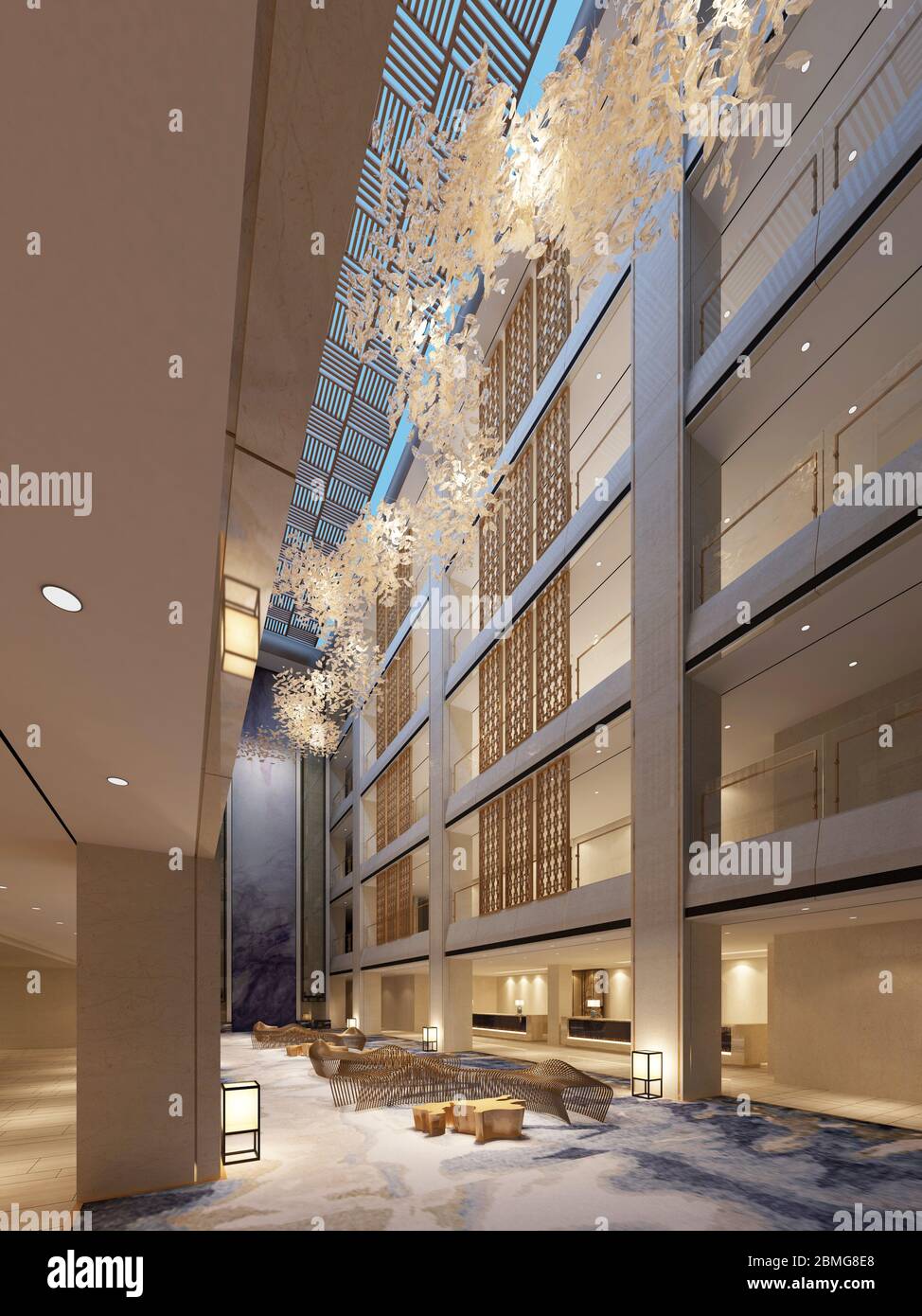 empty lobby interior Stock Photo - Alamy