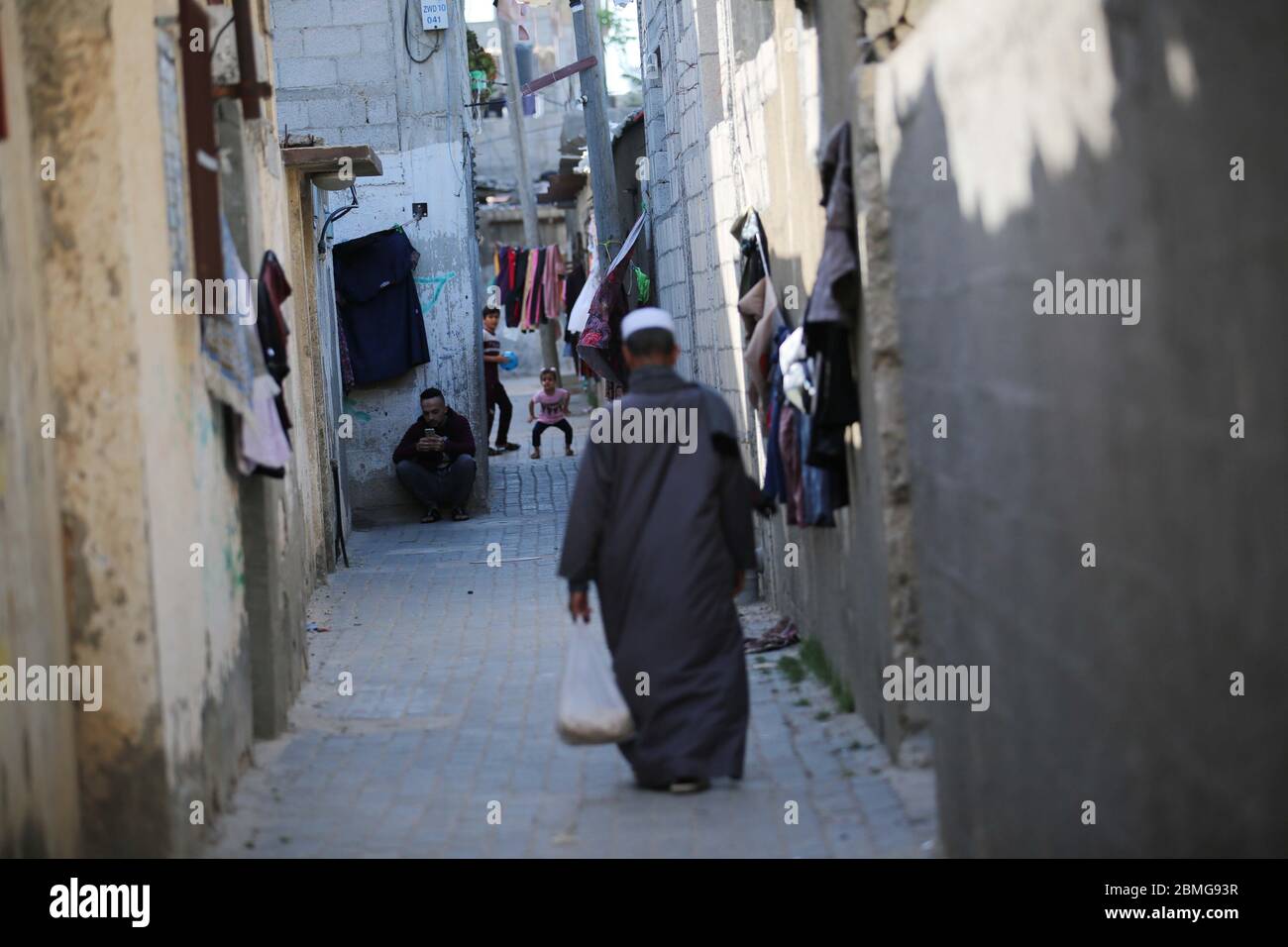 May 8, 2020, Al-Nuseirat Refugee Camp, The Gaza Strip, Palestine: At Al ...