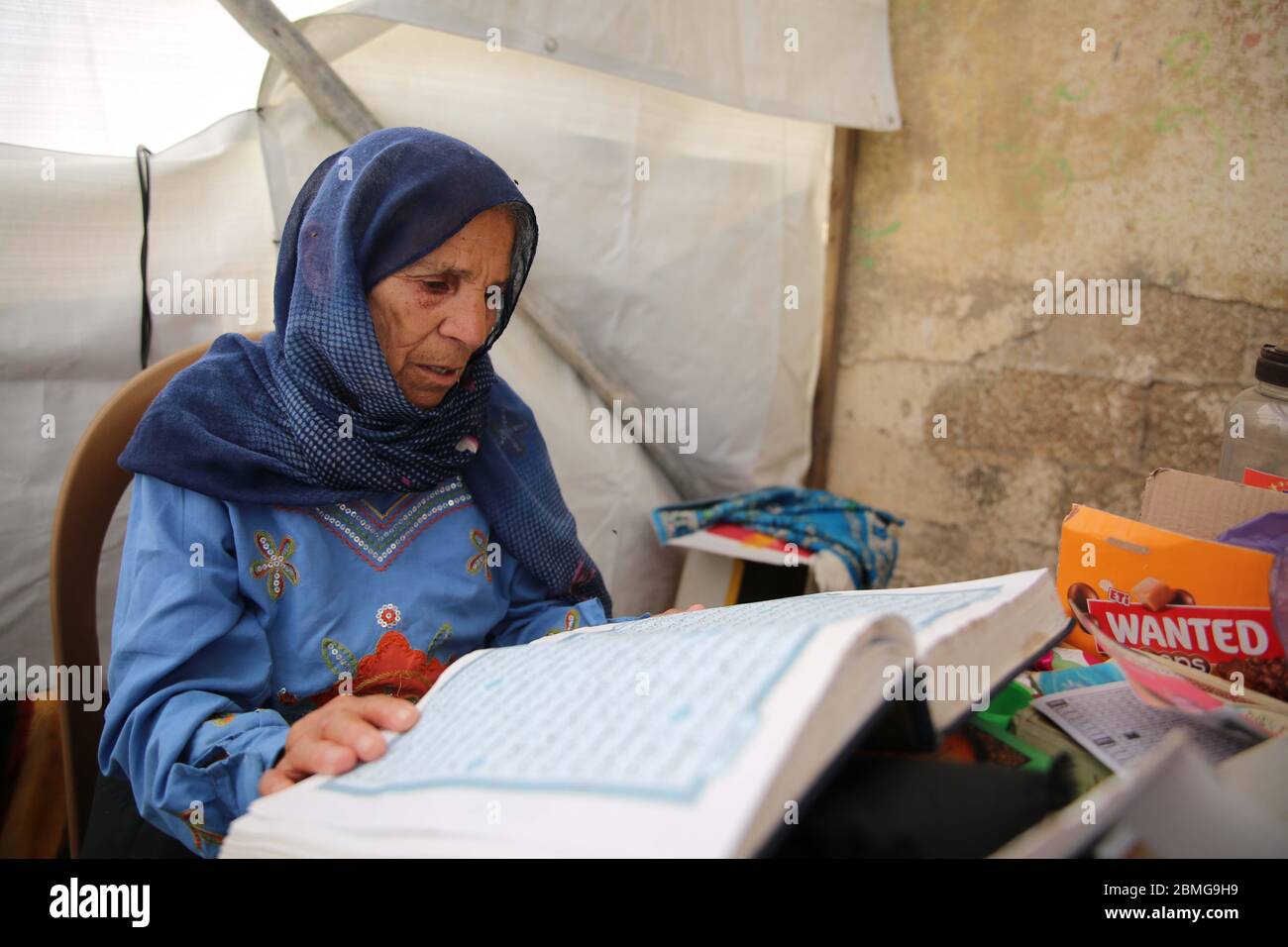 Al-Nuseirat Refugee Camp, The Gaza Strip, Palestine. 8th May, 2020. At ...