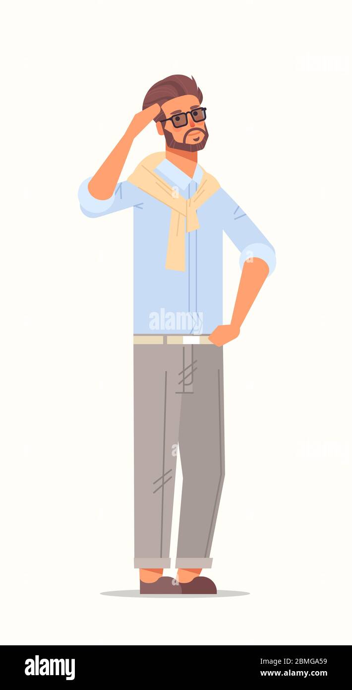 confused businessman skretching his head business man thinking emotions ...