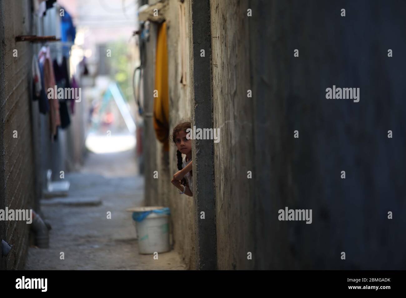 Al-Nuseirat Refugee Camp, The Gaza Strip, Palestine. 8th May, 2020. At ...
