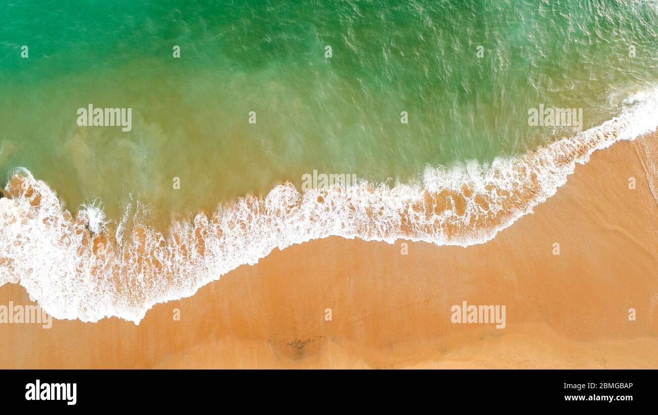 Sea Aerial view, Top view,amazing nature background.The color of the ...