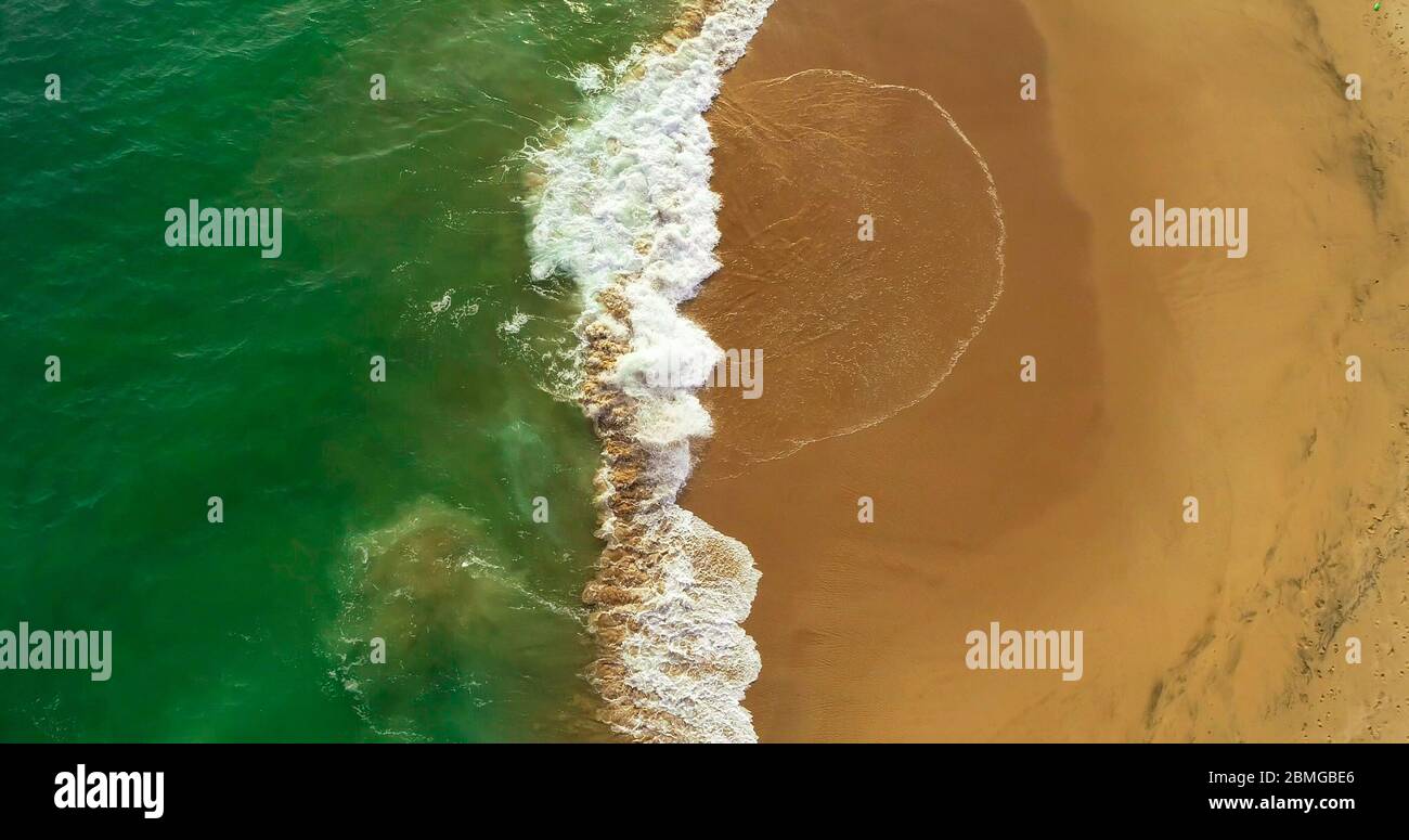 Sea Aerial view, Top view,amazing nature background.The color of the ...