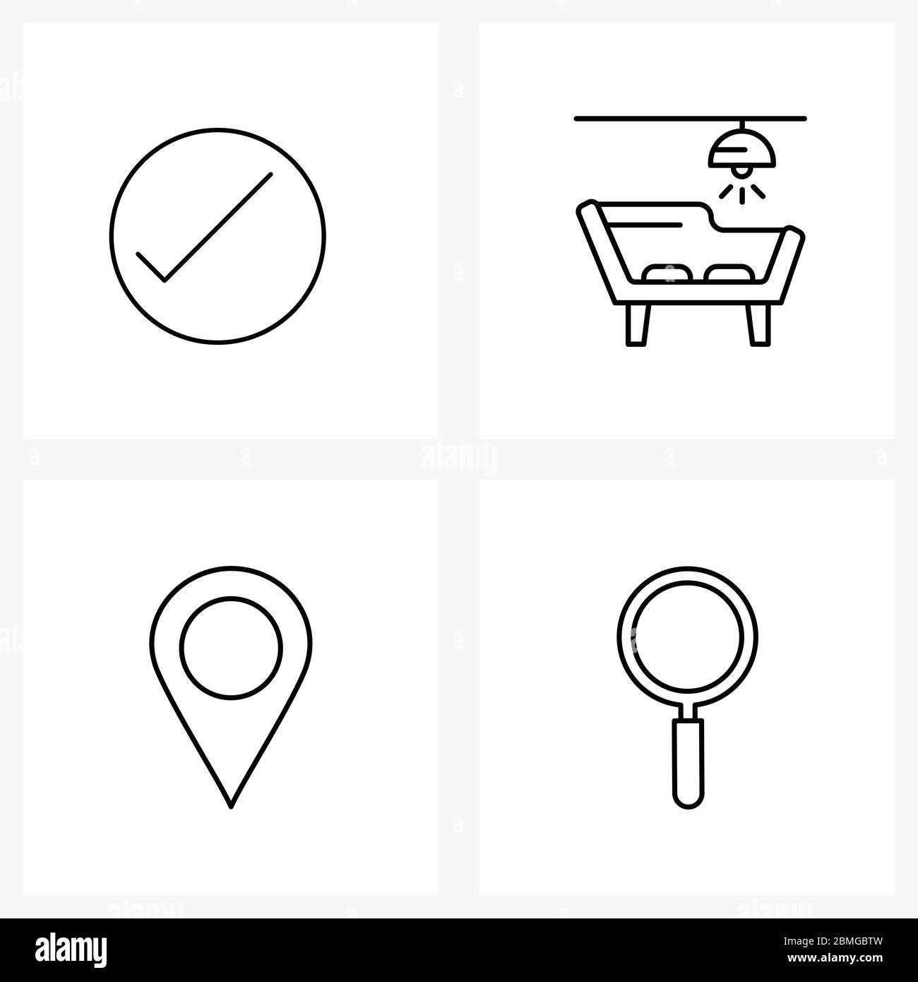 Magnifying glass pointer Black and White Stock Photos & Images - Alamy