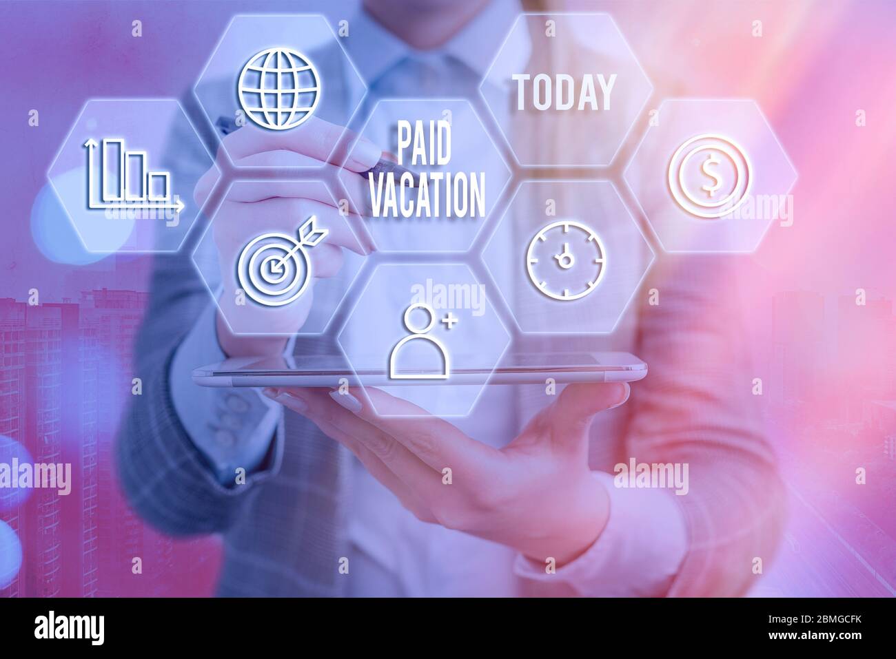 Text sign showing Paid Vacation. Business photo showcasing Sabbatical ...