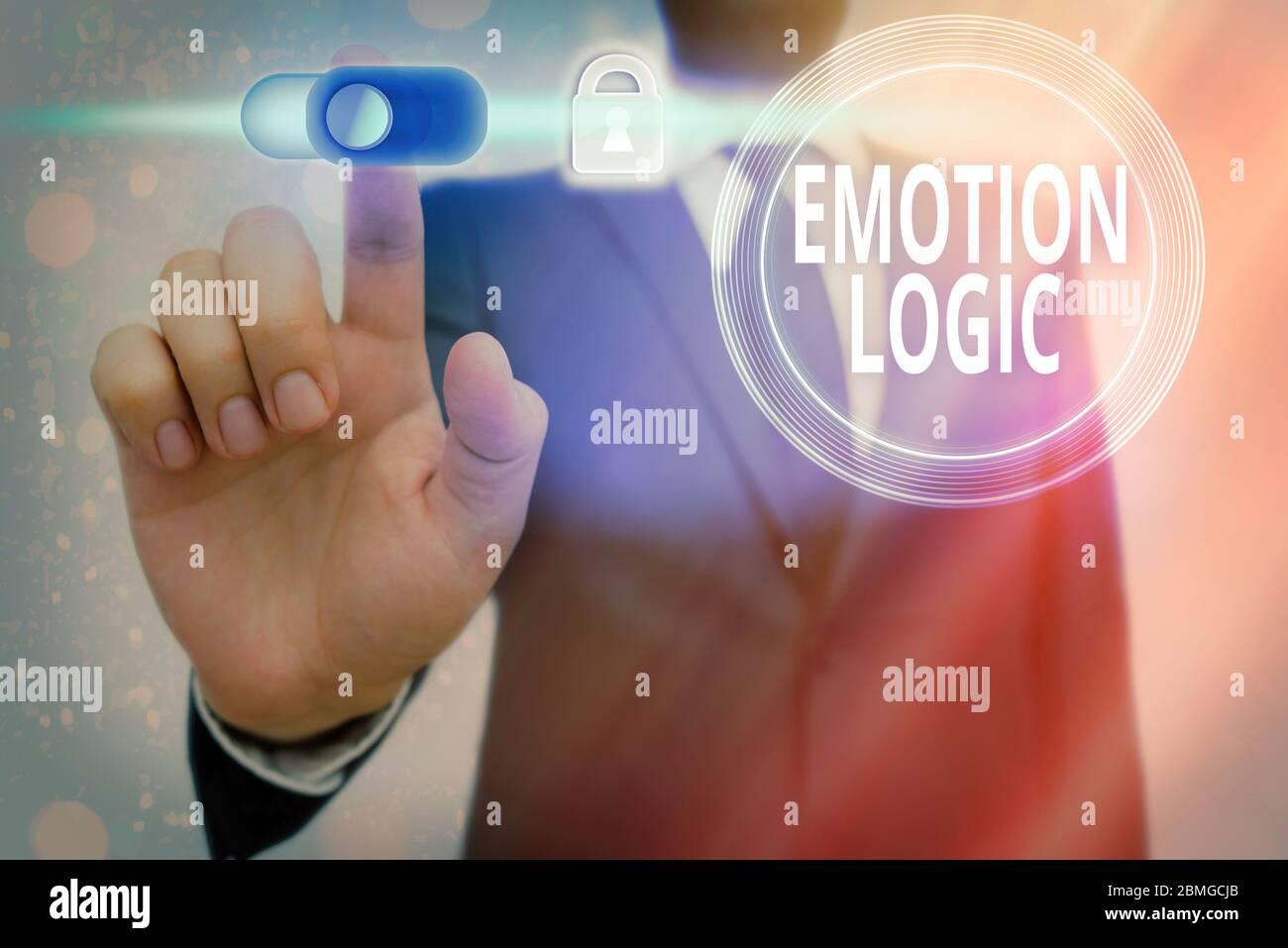 Conceptual hand writing showing Emotion Logic. Concept meaning Heart or ...