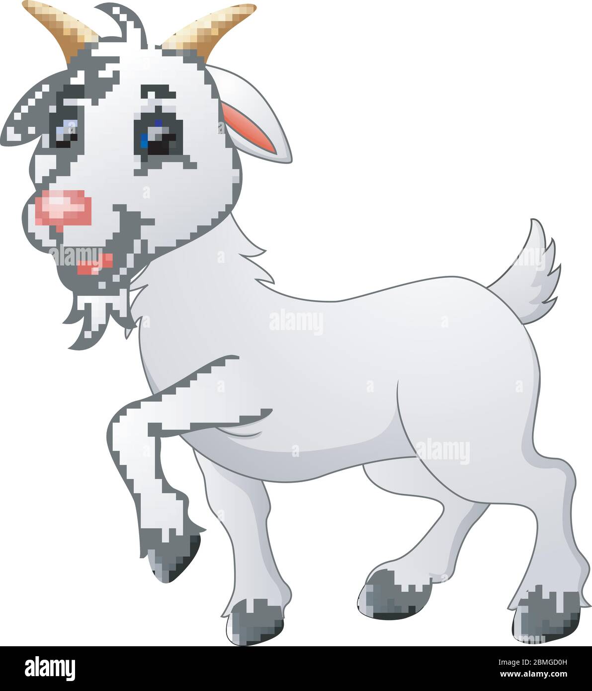 Cartoon goat character Stock Vector Image & Art - Alamy