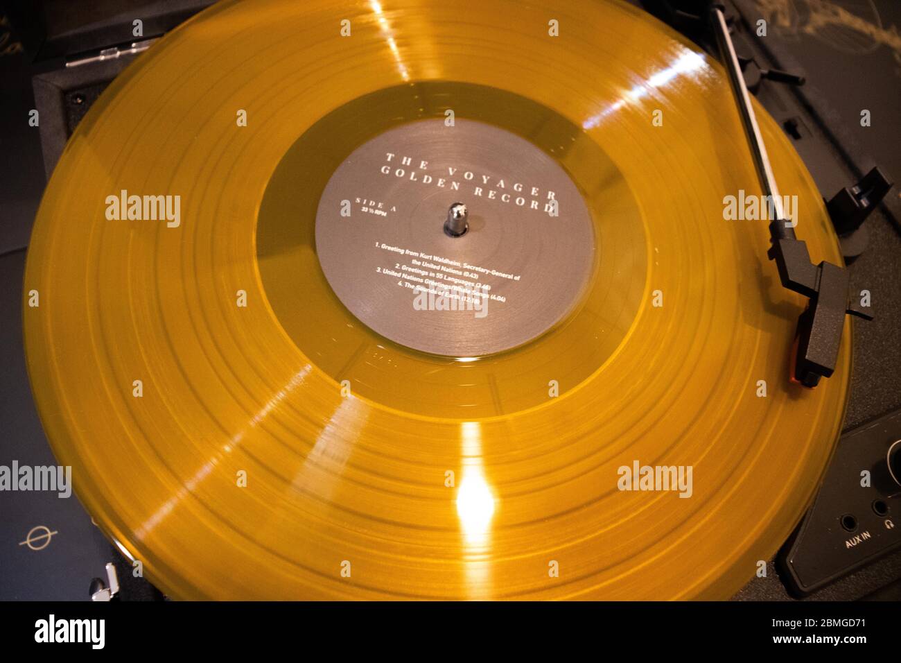 Voyager 1 golden record hi-res stock photography and images - Alamy
