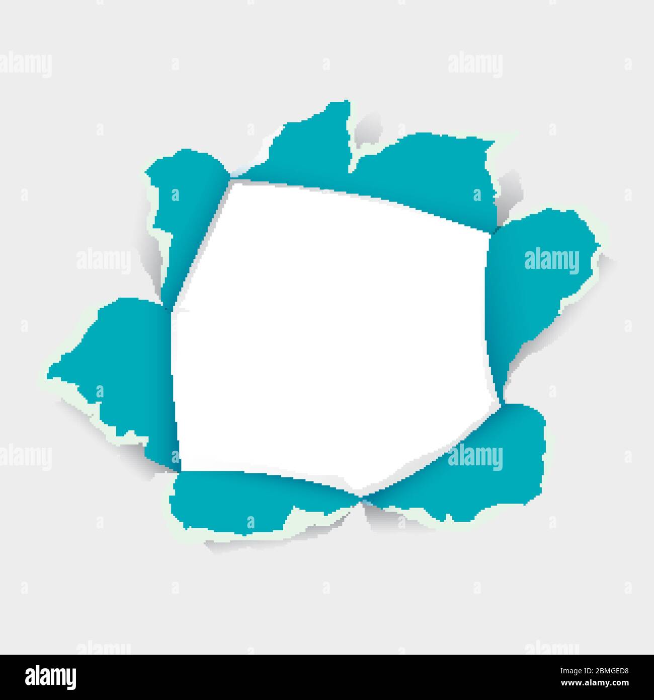 Background template with ripping paper illustration Stock Vector Image ...