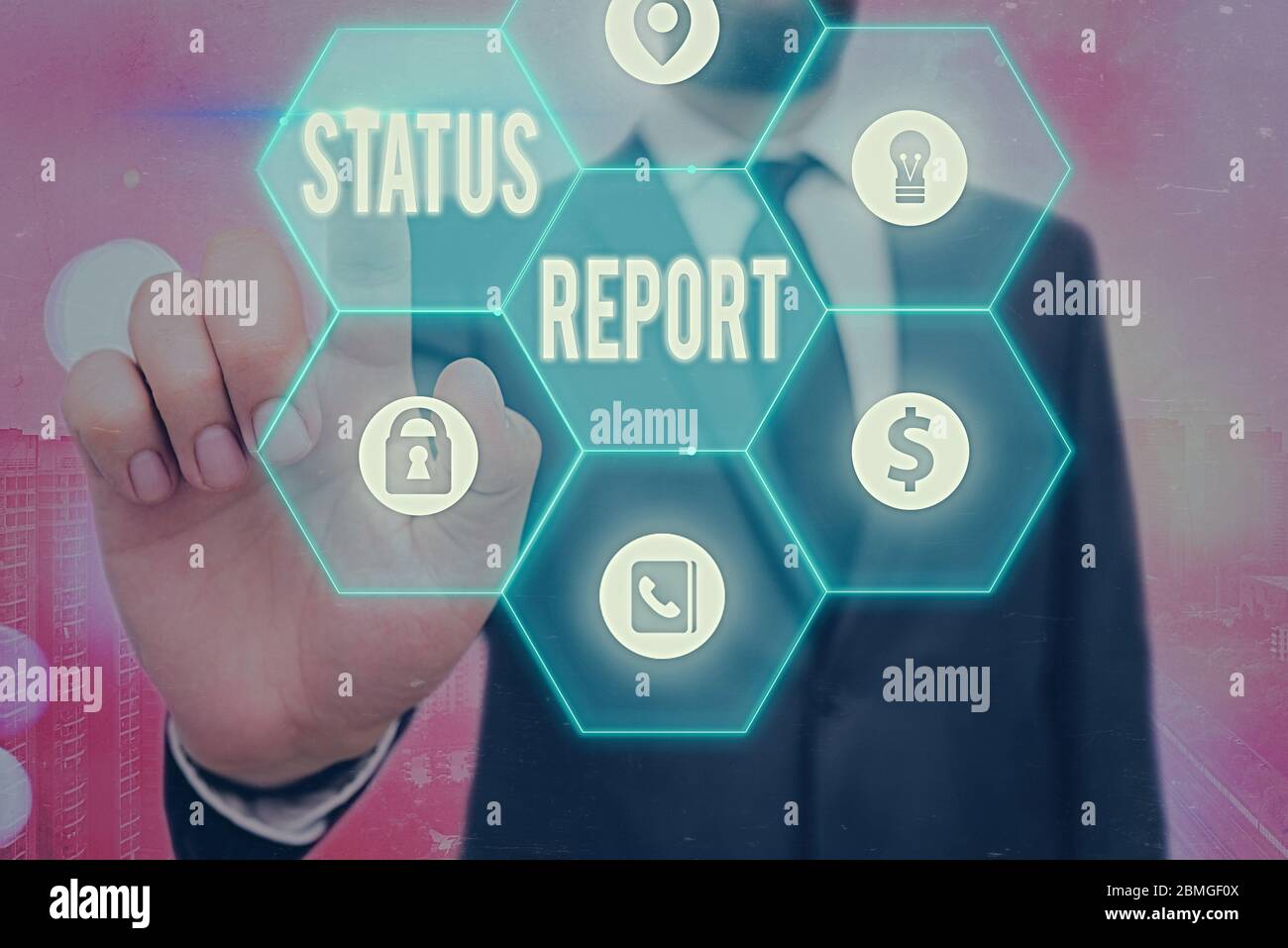 Handwriting Text Writing Status Report Conceptual Photo Update Summary Of Situations As Of A