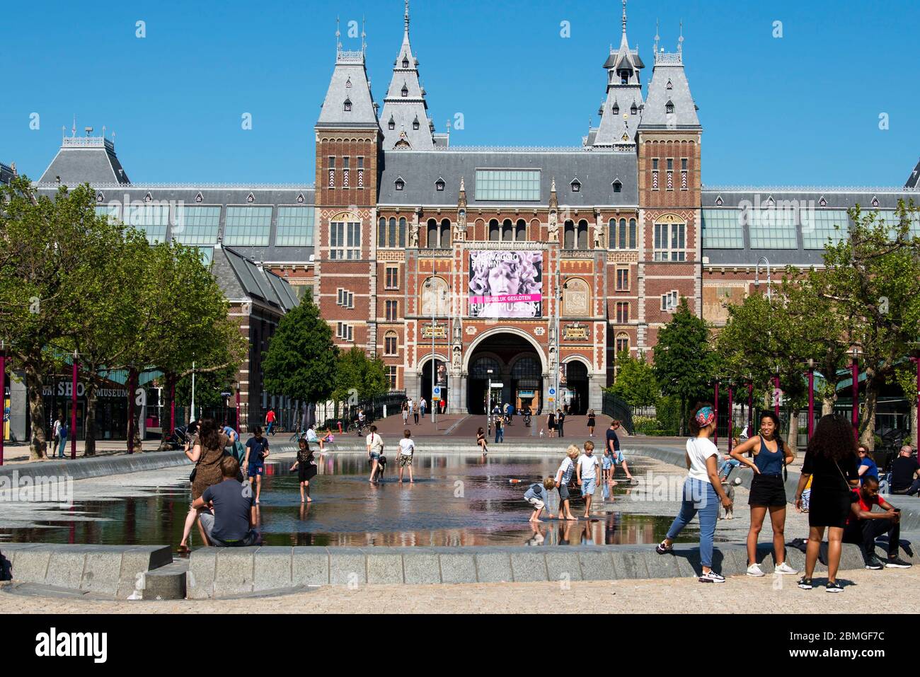 AMSTERDAM, 09-05-2020, Amsterdam, Busy spots in Amsterdam Stock Photo ...