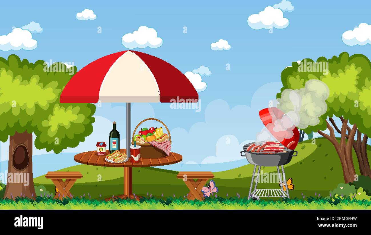 Picnic Grill Clipart Pictures