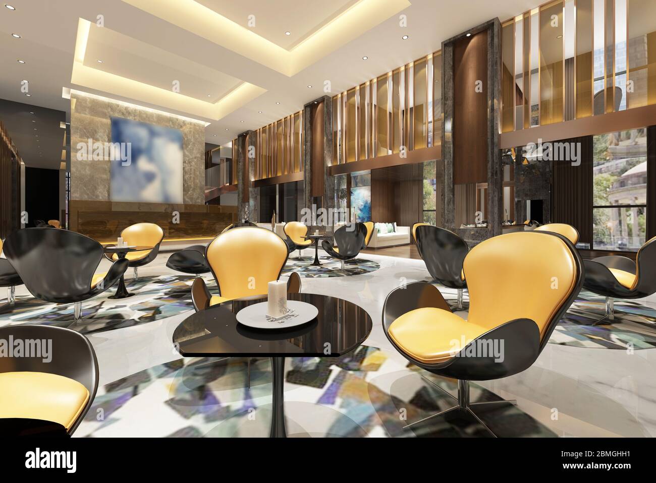 empty lobby interior Stock Photo - Alamy