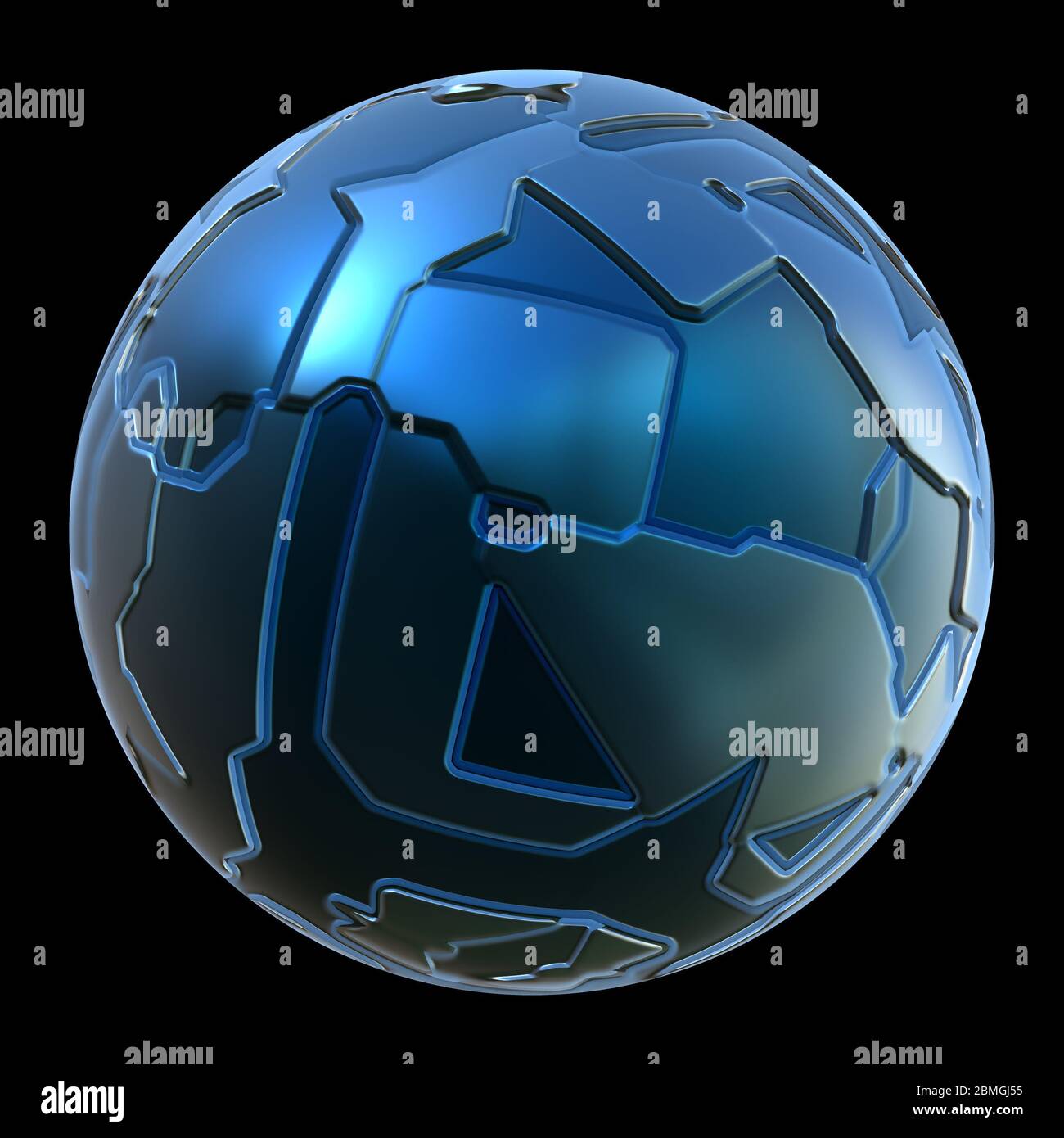 futuristic 3d globe sphere Stock Photo - Alamy