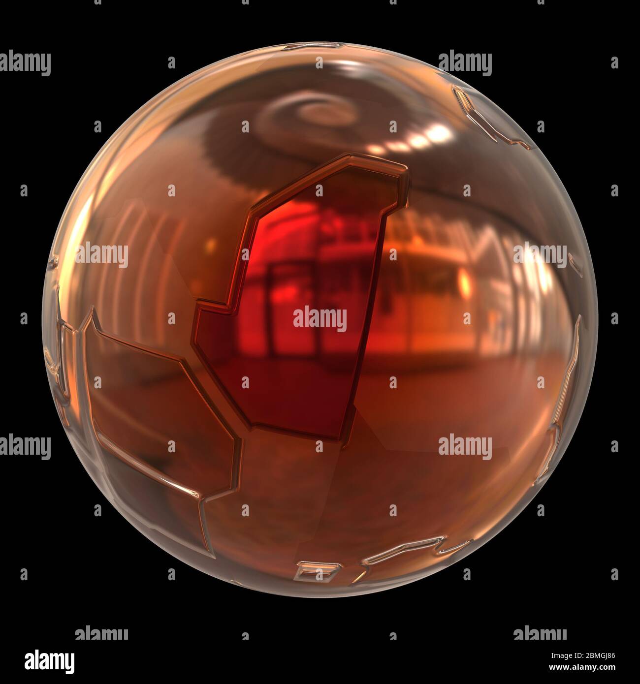 futuristic 3d globe sphere Stock Photo - Alamy