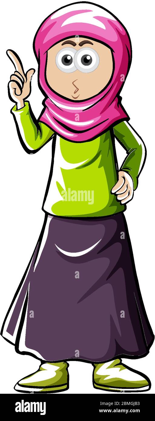 Single person standing on white background illustration Stock Vector ...