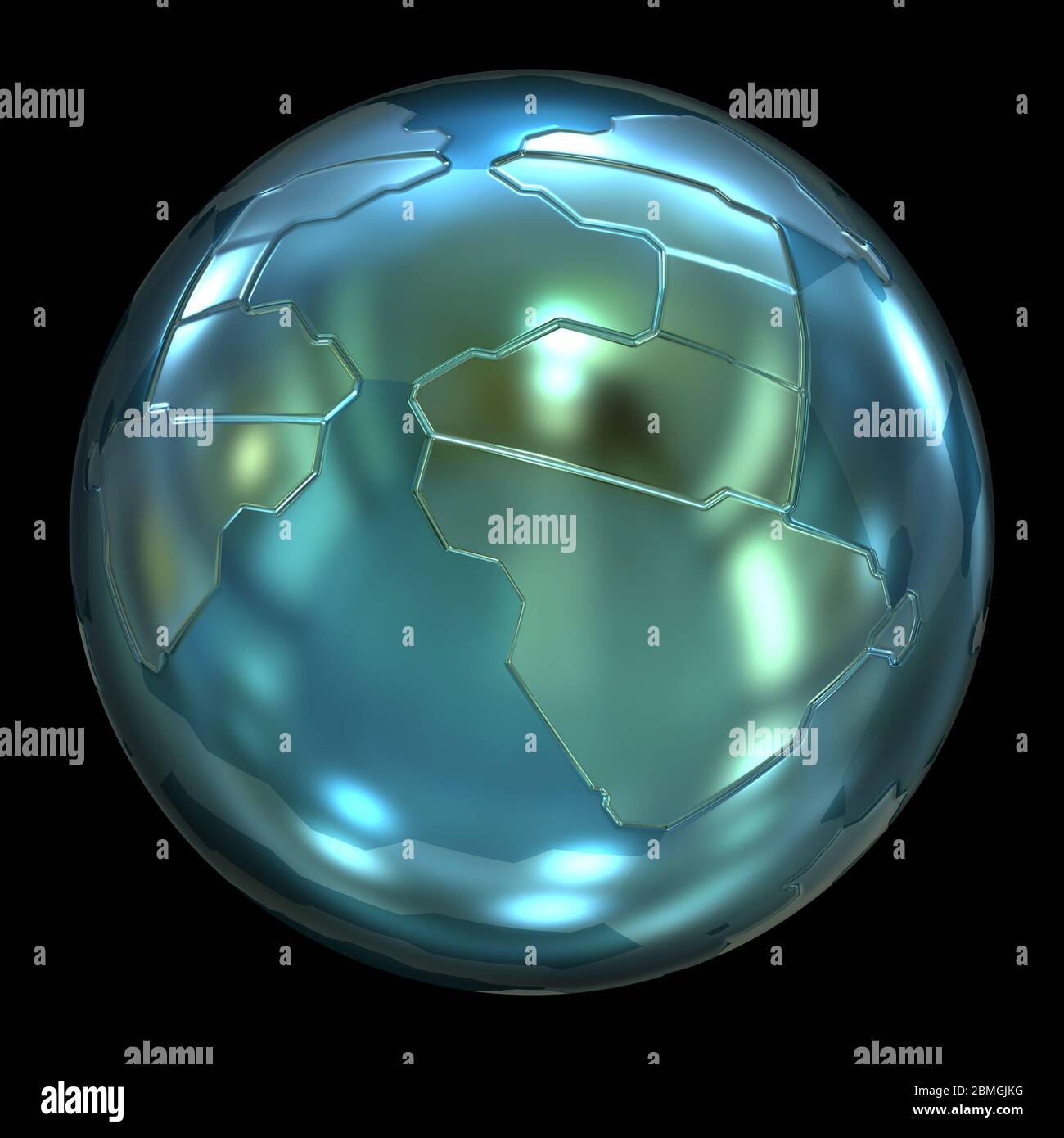 futuristic 3d globe sphere Stock Photo - Alamy