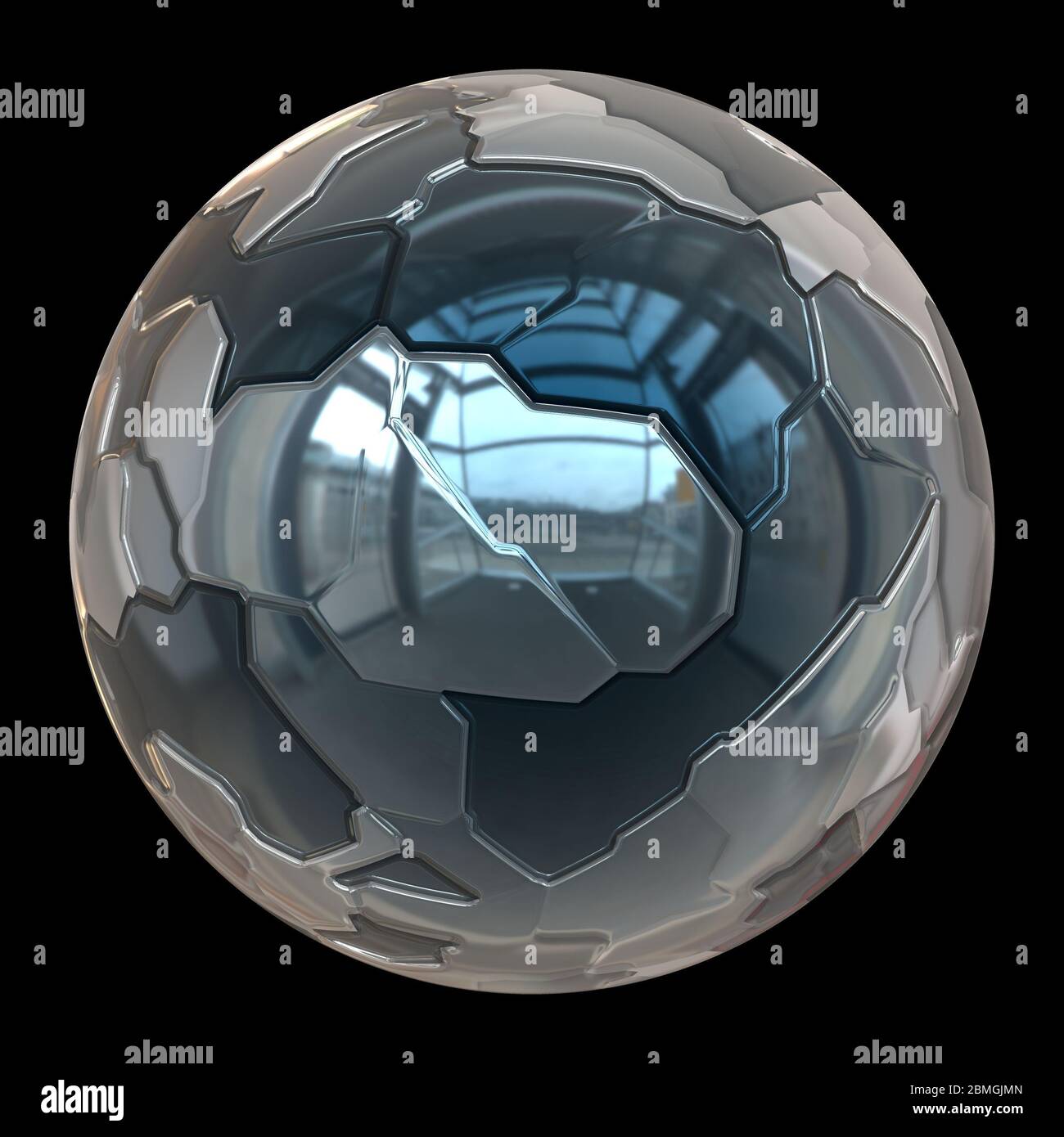 futuristic 3d globe sphere Stock Photo - Alamy