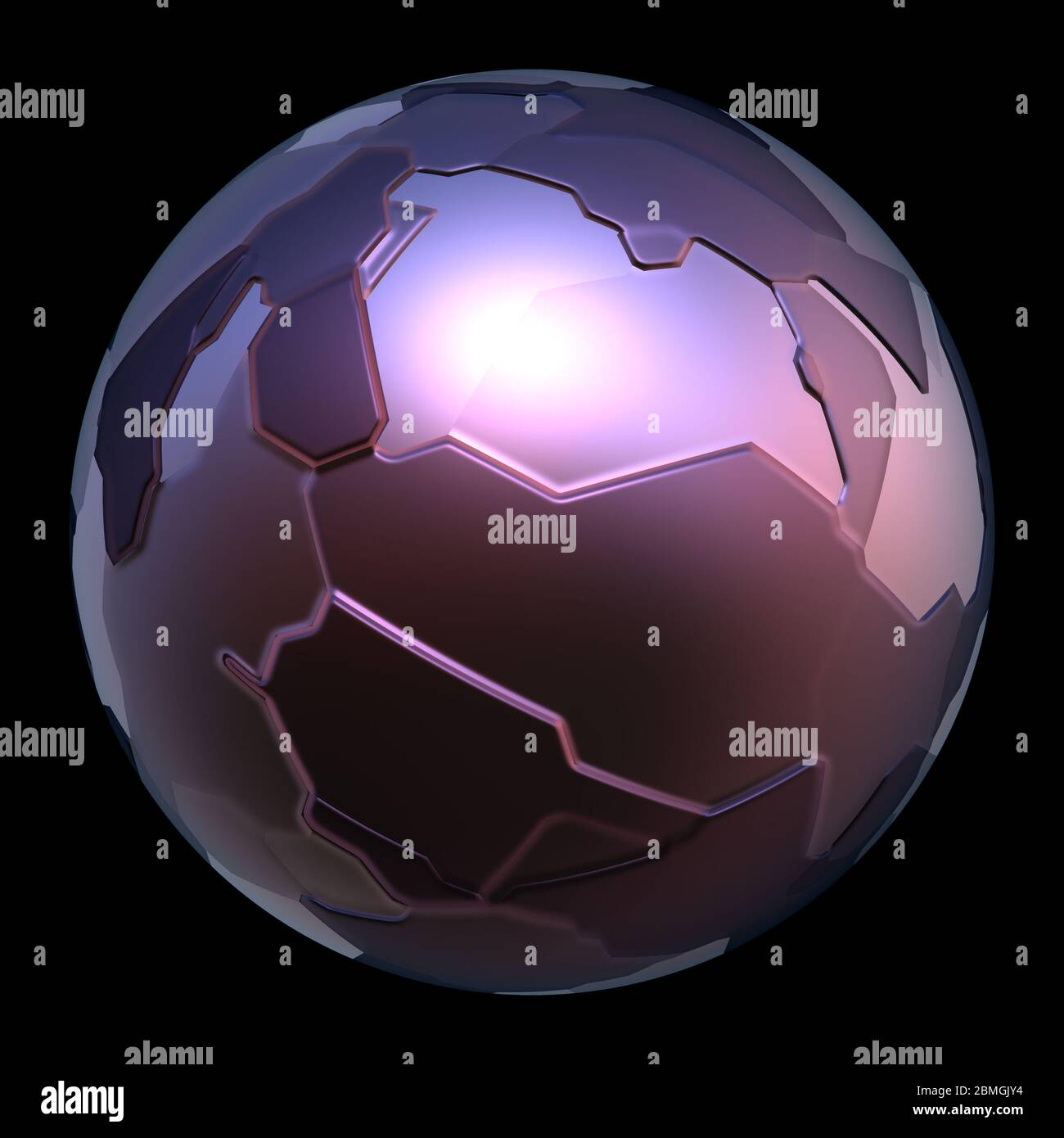 futuristic 3d globe sphere Stock Photo - Alamy