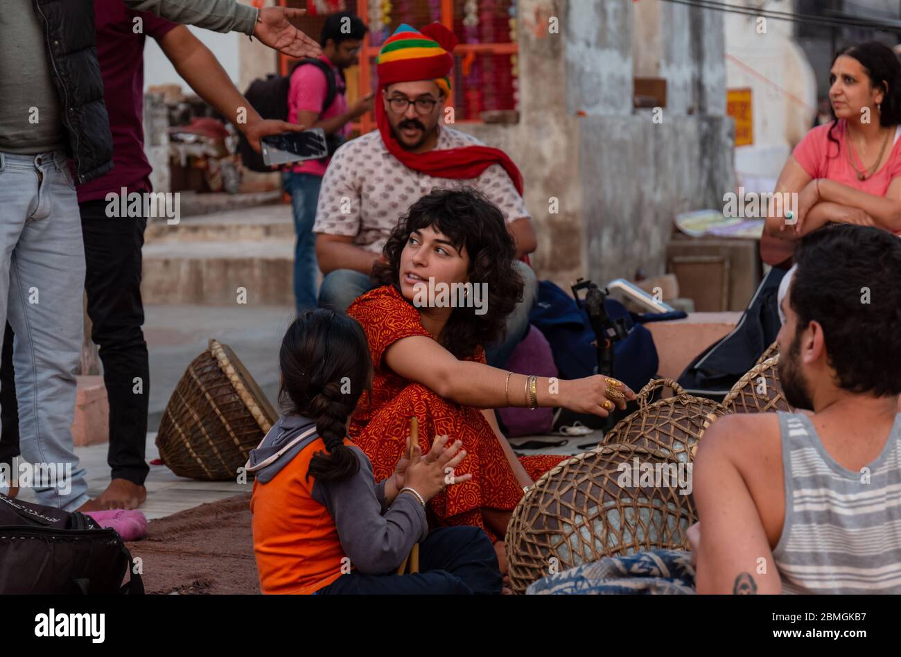 Portrait of Artists from different countries participated in cultural ...