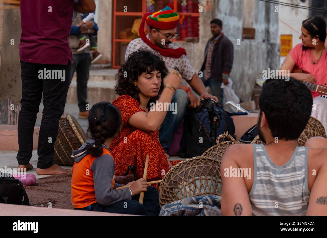 Portrait of Artists from different countries participated in cultural ...