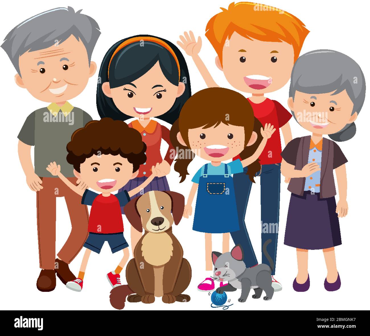 Big Family Clipart
