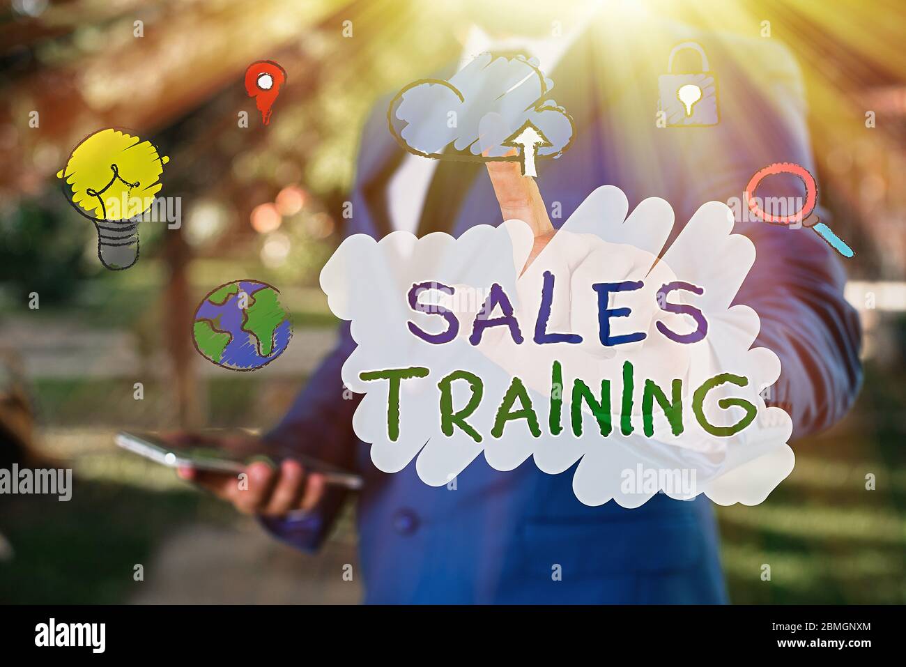 Handwriting text writing Sales Training. Conceptual photo Action ...