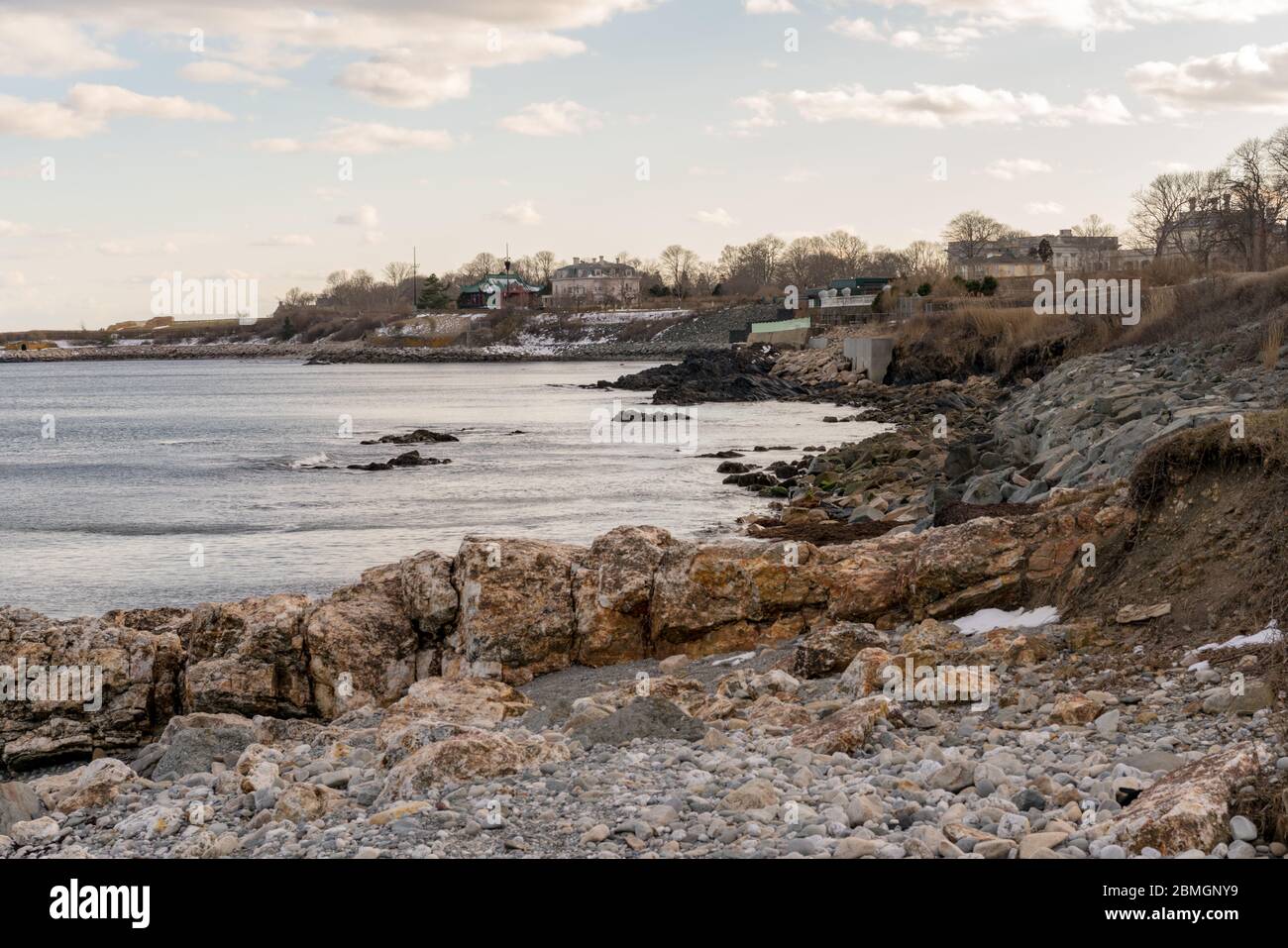 Cliff Walk in Newport, Rhode Island Stock Photo - Alamy