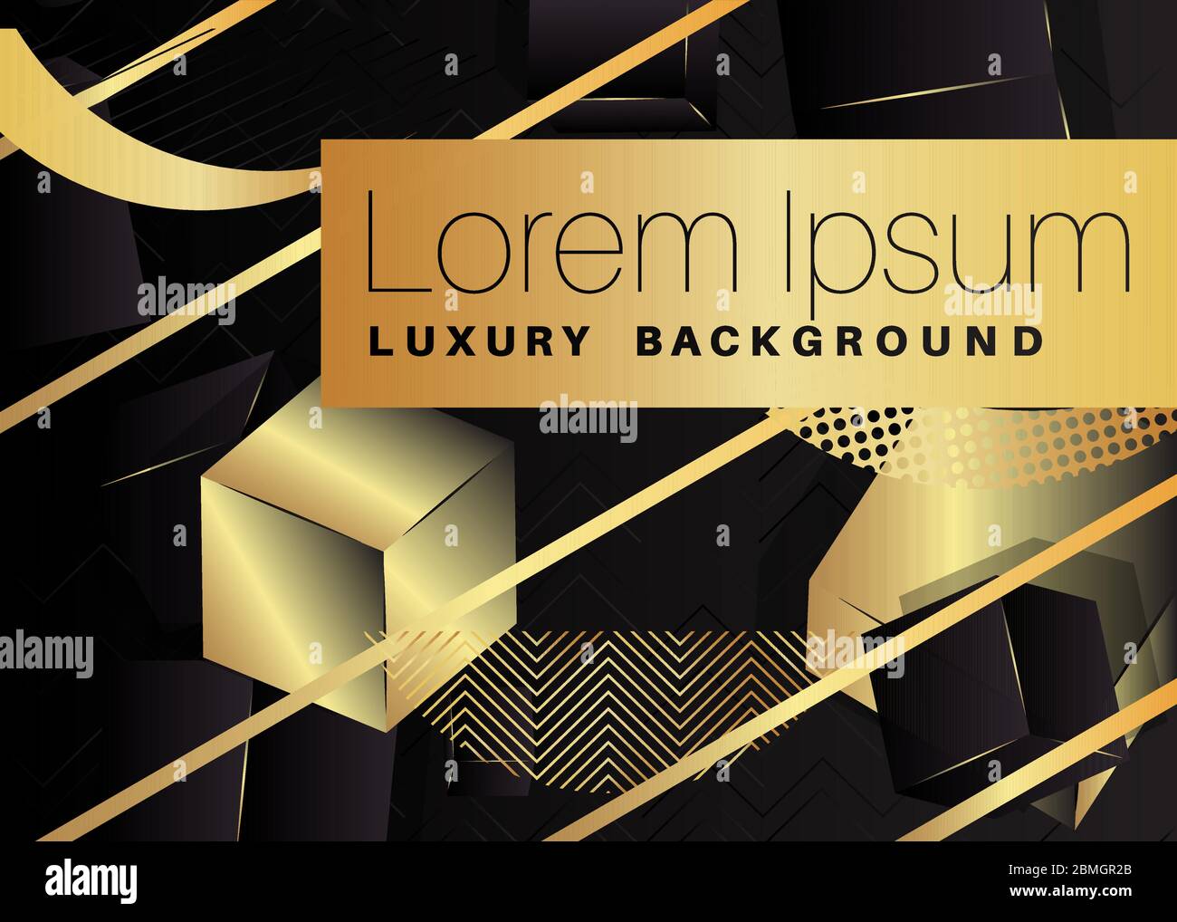 Minimalist premium exclusive background. Vector luxury golden gradient ...