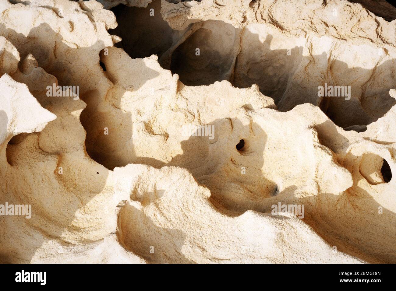 Surface sandy rock. Rocky shore of the Caspian Sea Stock Photo - Alamy