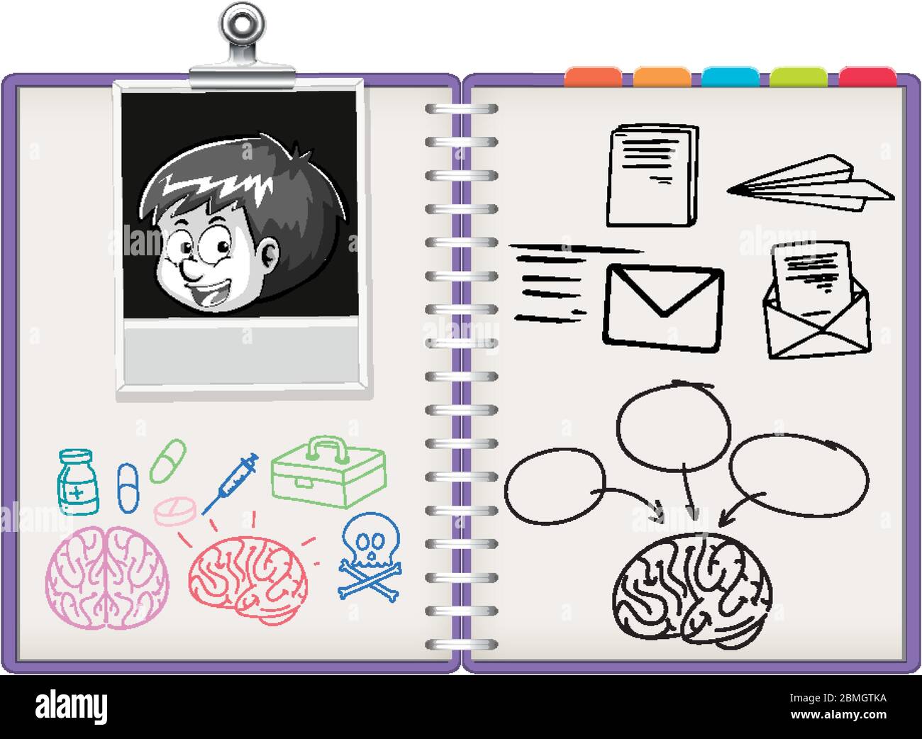 The notebook film Stock Vector Images - Alamy