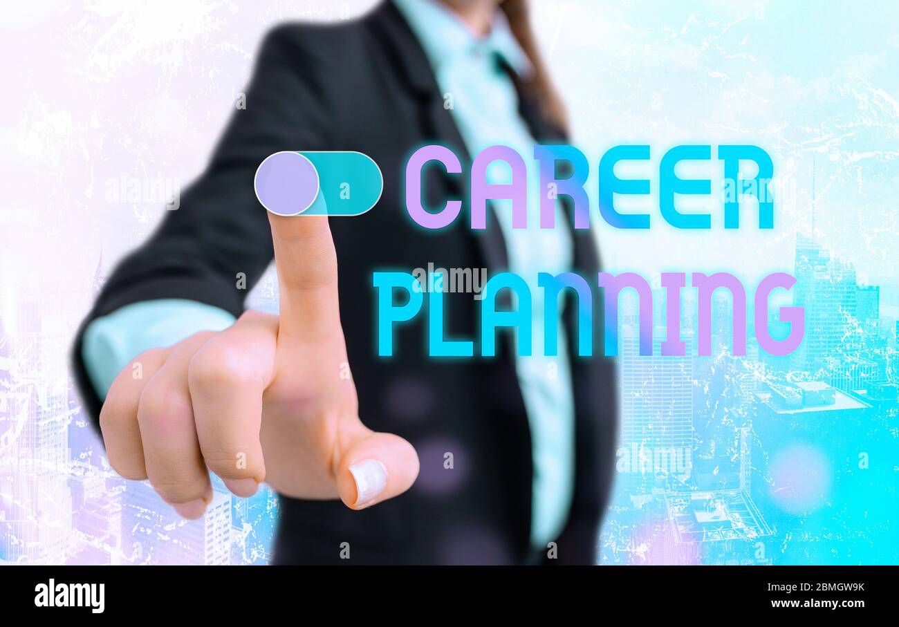 Writing note showing Career Planning. Business concept for ...
