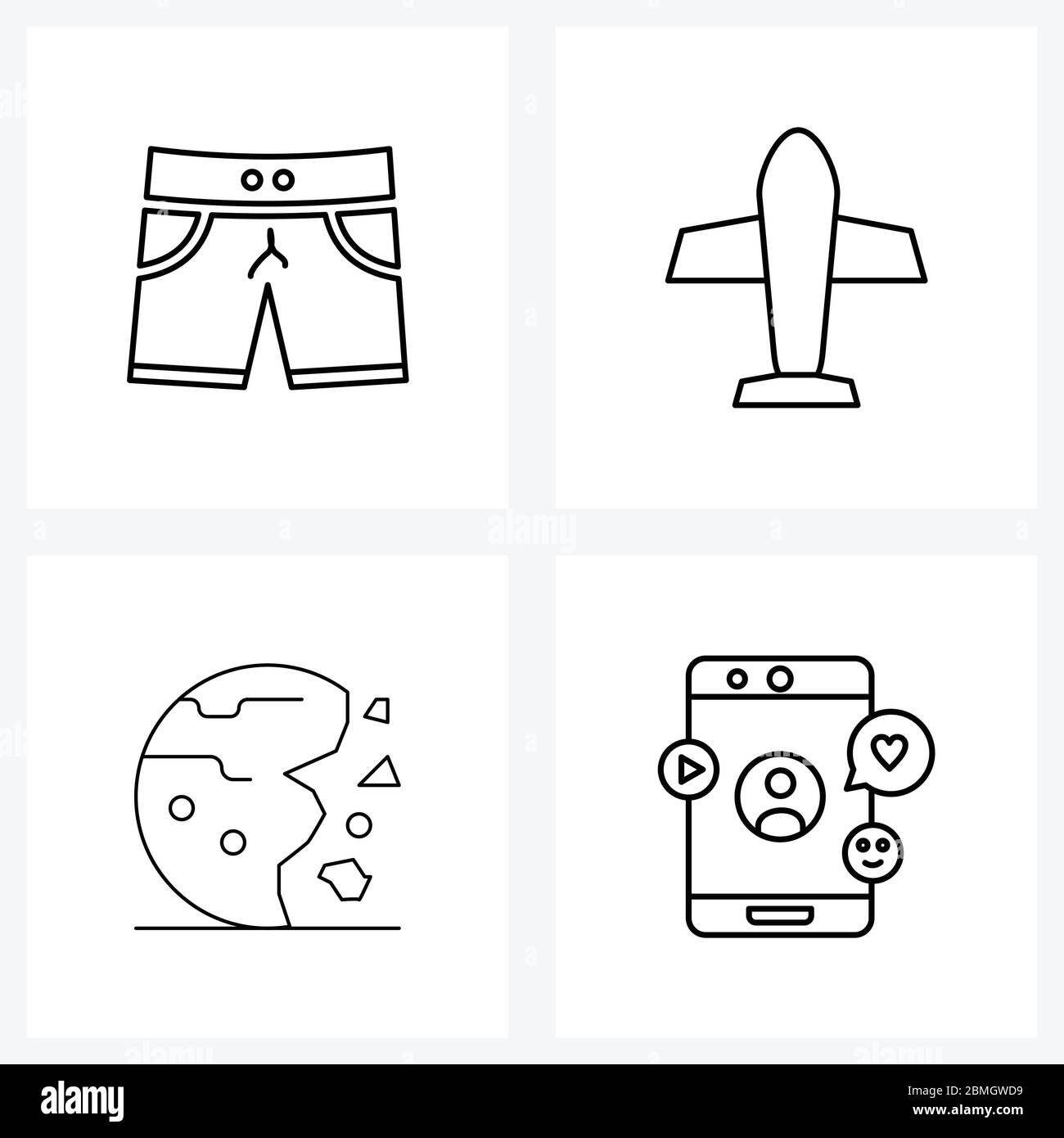 Plane destroyed Stock Vector Images - Alamy