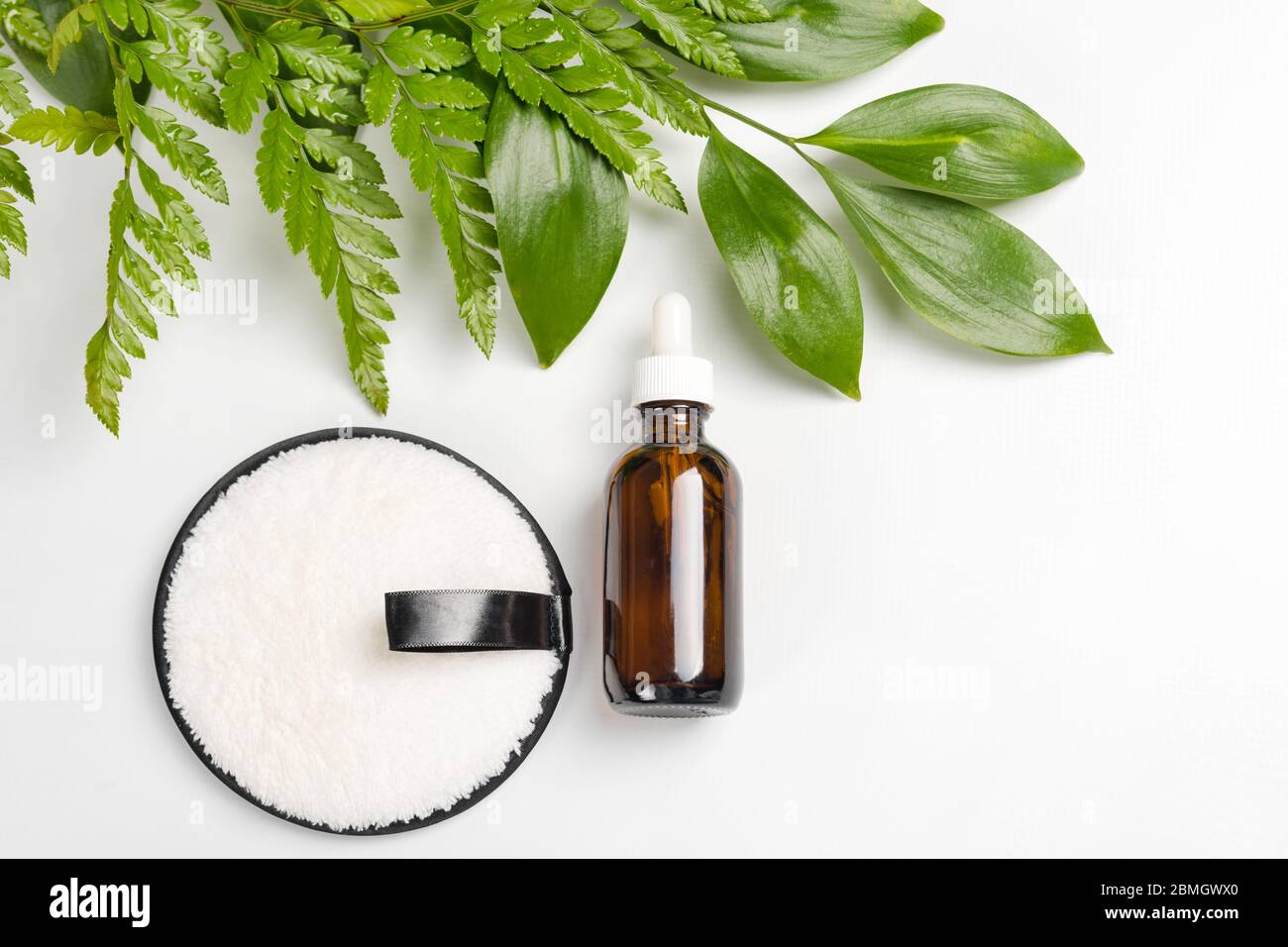 Organic bio cosmetics with herbal ingredients. Natural extract, oil ...